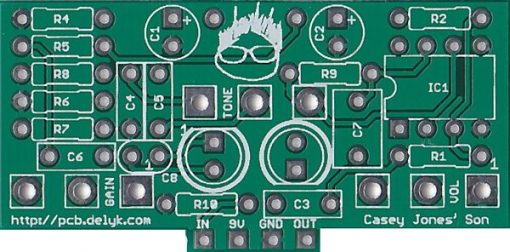 Casey Jones' Son PCB - delyk PCBs
