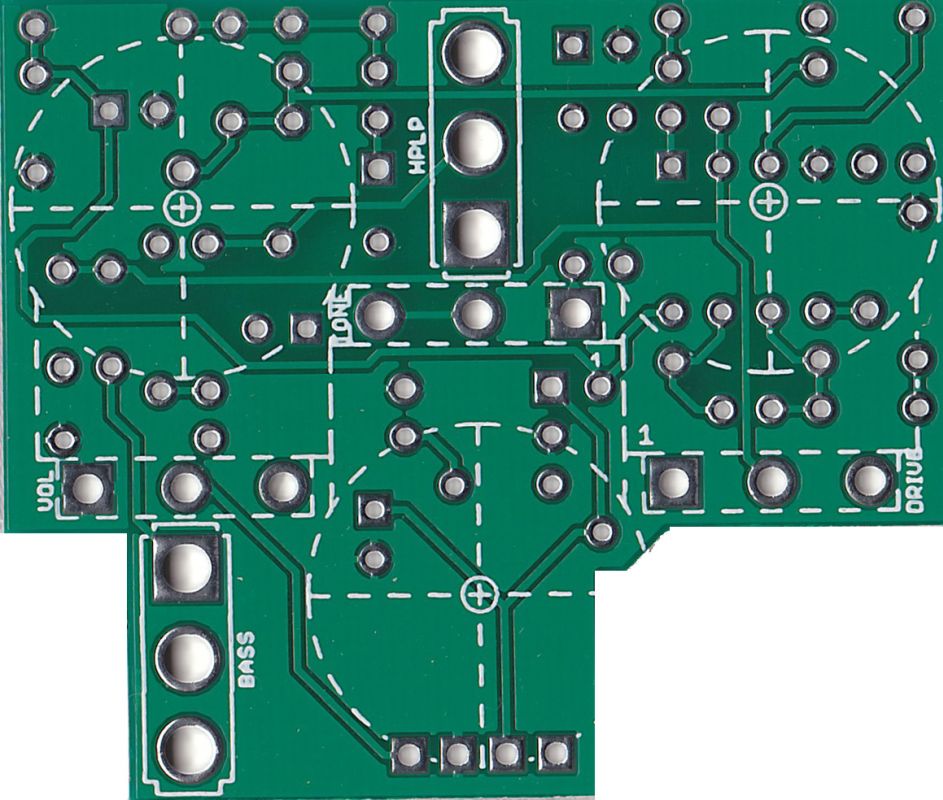 Infatuated Overdrive PCB - delyk PCBs